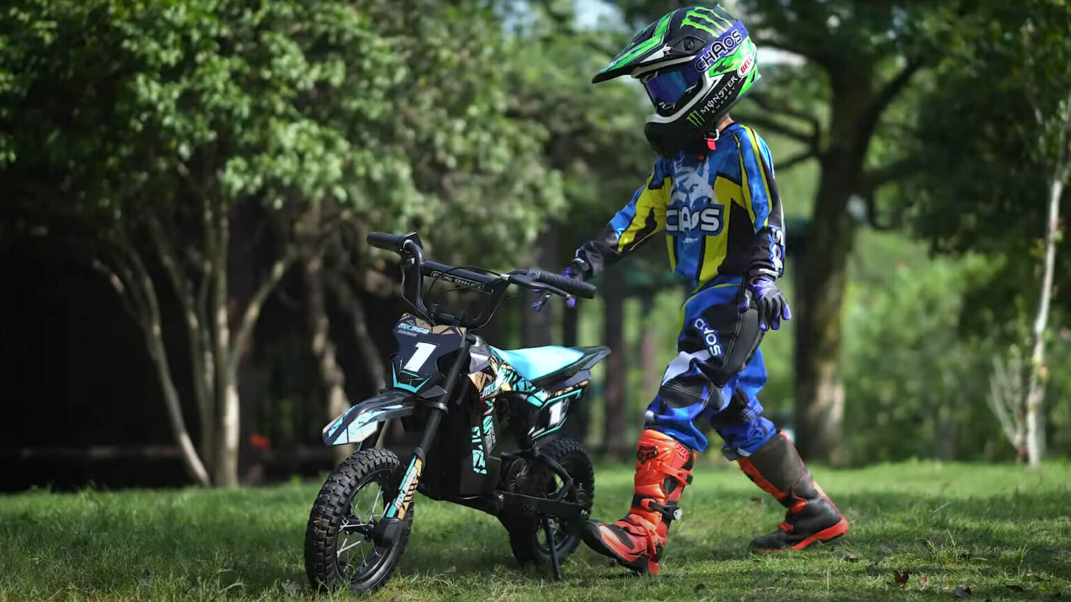 FunBikes MX350 Electric Kids Dirt Bike - Kids Dirt Bikes